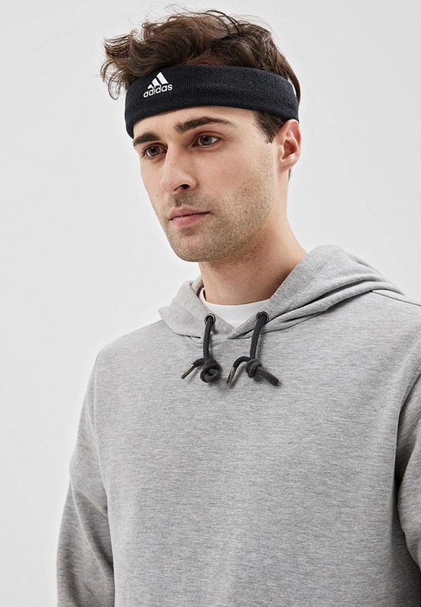 Повязка adidas TENNIS HEADBAND, цвет: черный, AD002CUEECZ6 — купить в ...