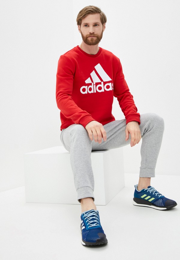 Свитшот adidas M BL FL SWT, цвет: красный, AD002EMLUFA0 — купить в ...