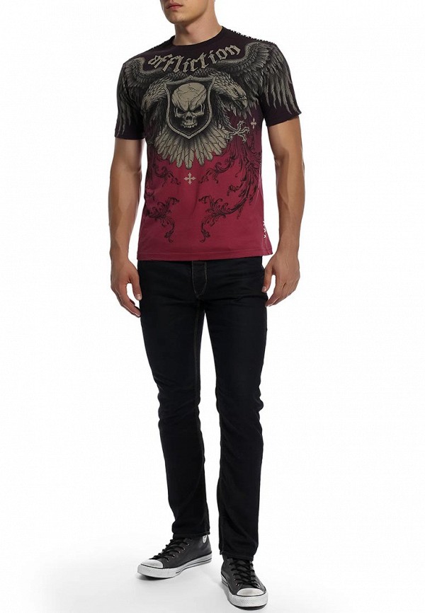 Футболка Affliction SUFFER, цвет: фиолетовый, AF405EMCGF60 — купить в ...
