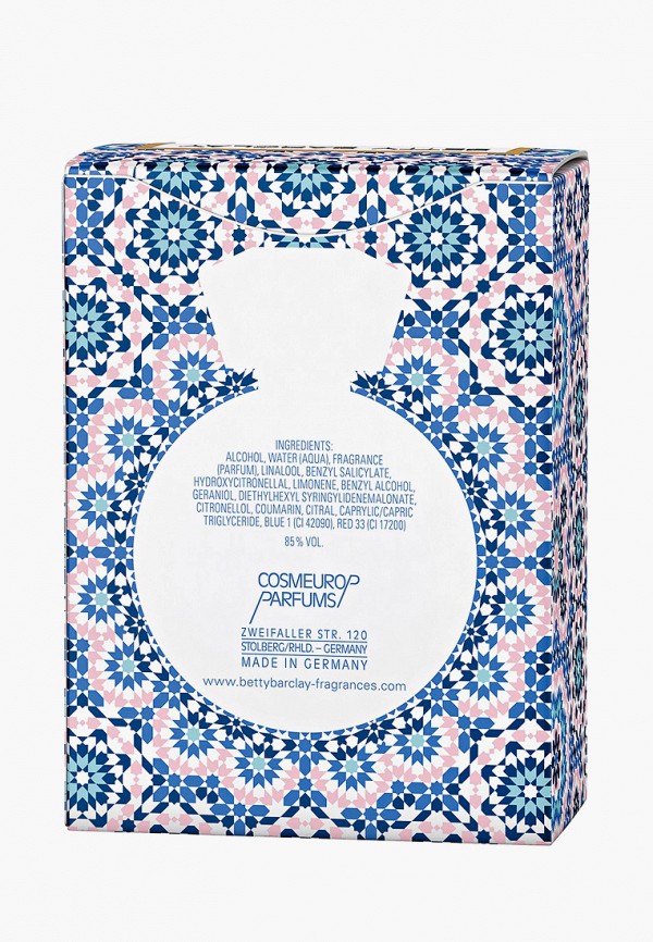 Туалетная вода Betty Barclay ORIENTAL BLOOM, 50 мл, цвет: прозрачный ...