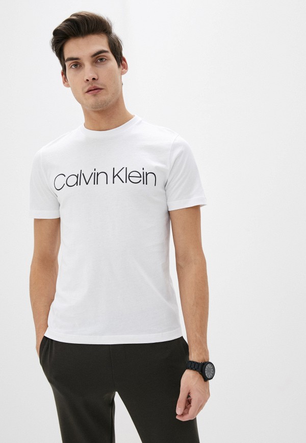 Футболка Calvin Klein, цвет: белый, CA105EMHTAQ7 — купить в интернет ...