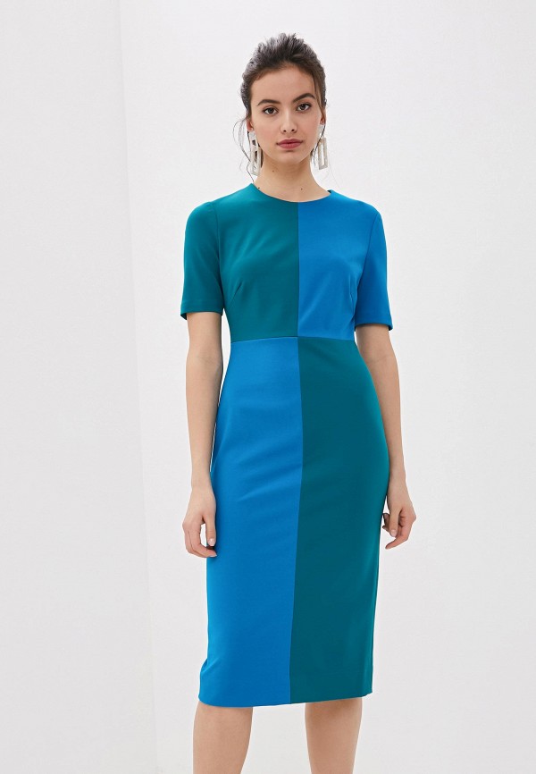 Платье Diane von Furstenberg, цвет: бирюзовый, DI001EWHEVI1 — купить в ...