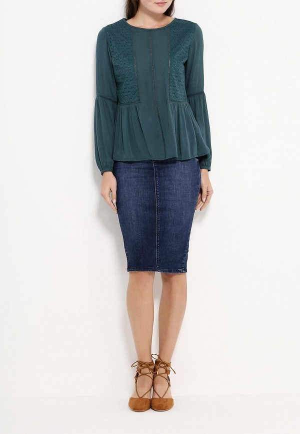 Блуза Dorothy Perkins, цвет: зеленый, DO005EWLSJ73 — купить в интернет ...