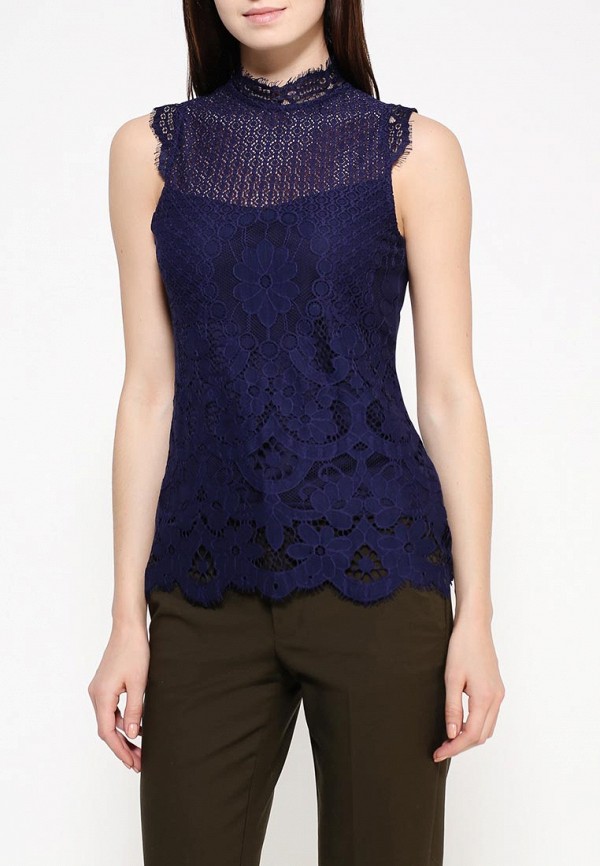 Топ Dorothy Perkins, цвет: синий, DO005EWMIL96 — купить в интернет ...