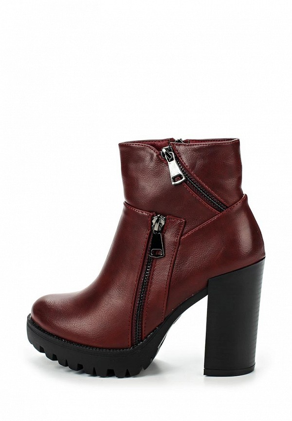 Ботильоны Donna Moda, цвет: бордовый, DO030AWMXS25 — купить в интернет ...