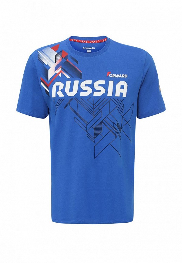 Футболка Forward Russia, цвет: синий, FO007EMTKX48 — купить в интернет ...
