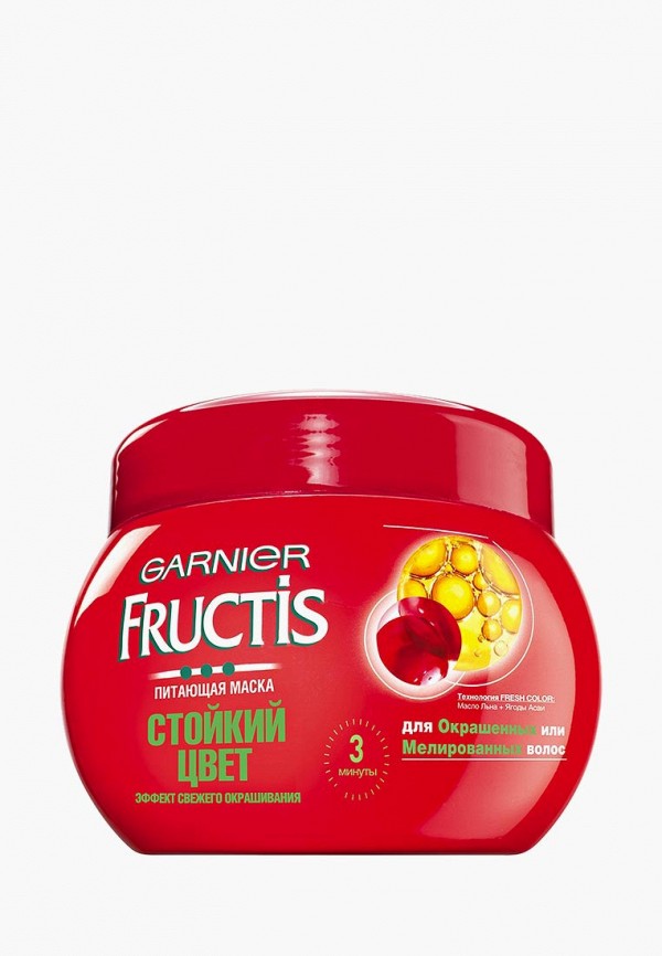 Маска для волос Garnier "Фруктис, Стойкий цвет",эффект свежего ...