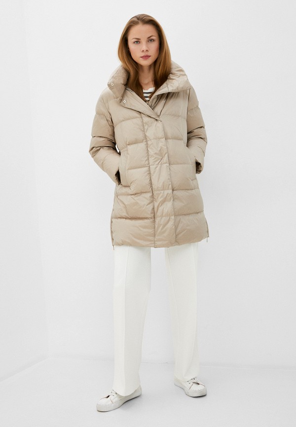 Пуховик Geox, цвет: бежевый, GE347EWKKRU8 — купить в интернет-магазине ...