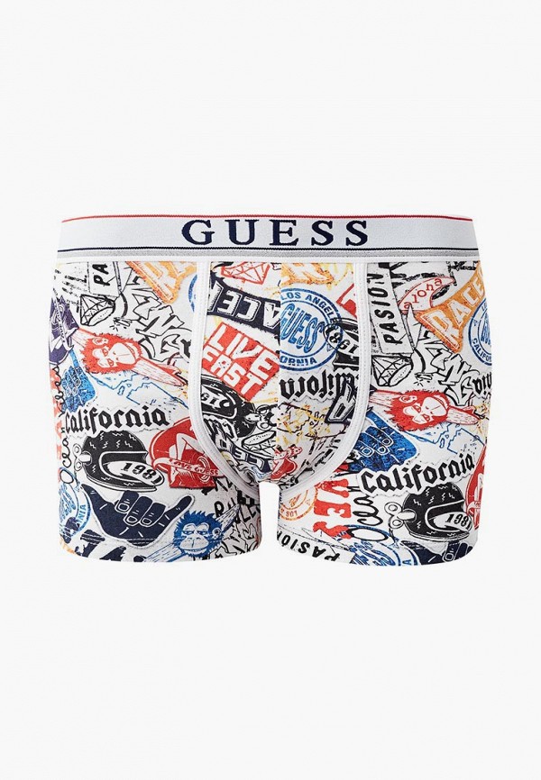 Трусы Guess, цвет: белый, GU460EMEAMM3 — купить в интернет-магазине Lamoda