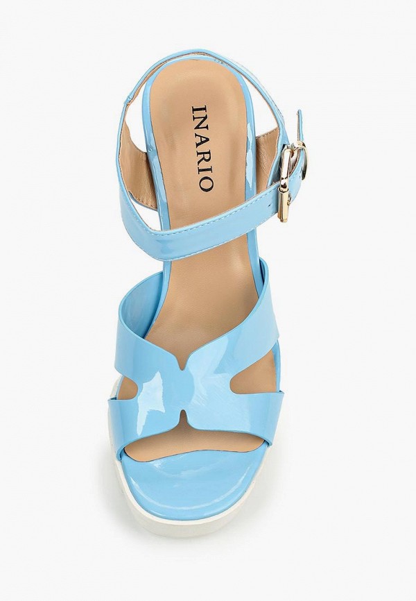 Босоножки Inario, цвет: голубой, IN029AWIPW12 — купить в интернет ...