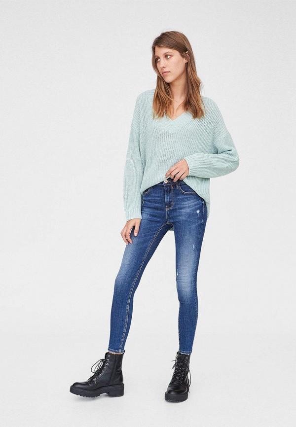 Джинсы Stradivarius HIGH WAIST, цвет: синий, IX001XW00519 — купить в ...