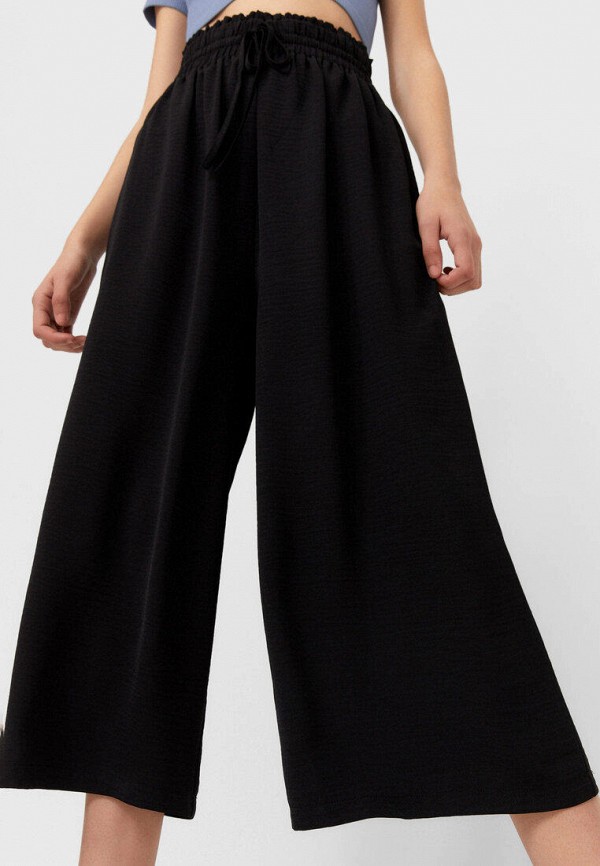 Брюки Stradivarius, цвет: черный, IX001XW00VUL — купить в интернет ...
