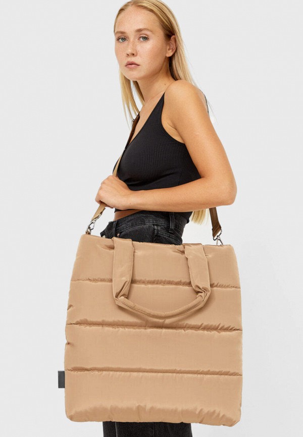 Сумка Stradivarius, цвет: бежевый, IX001XW0135U — купить в интернет ...