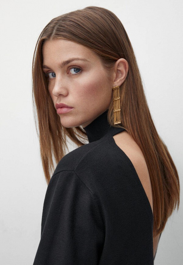 Платье Massimo Dutti, цвет: черный, IX001XW0199D — купить в интернет ...