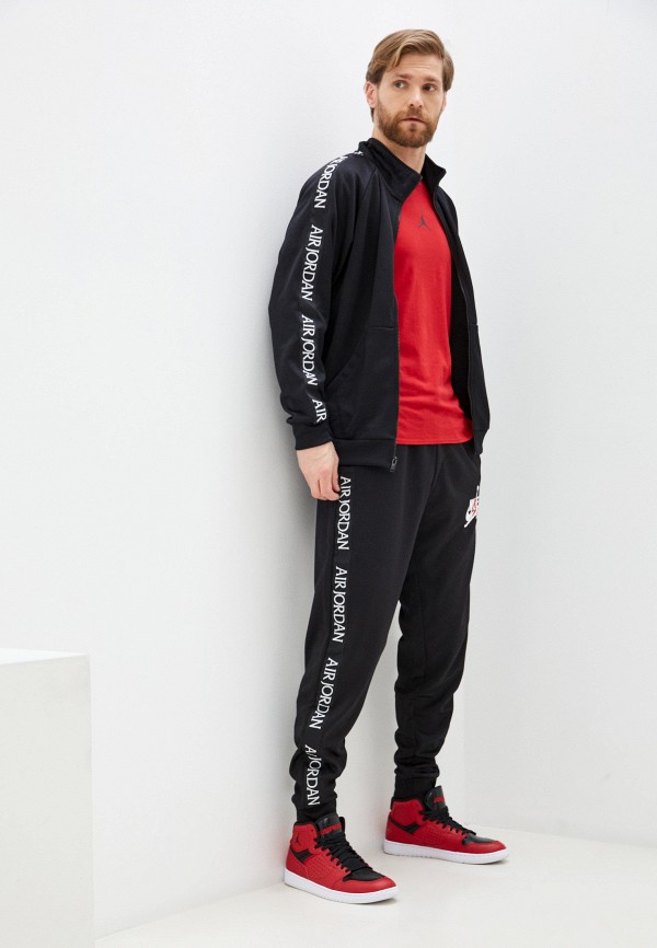 Олимпийка Jordan M J JM CLSC TRICOT WARMUP JKT, цвет: черный ...