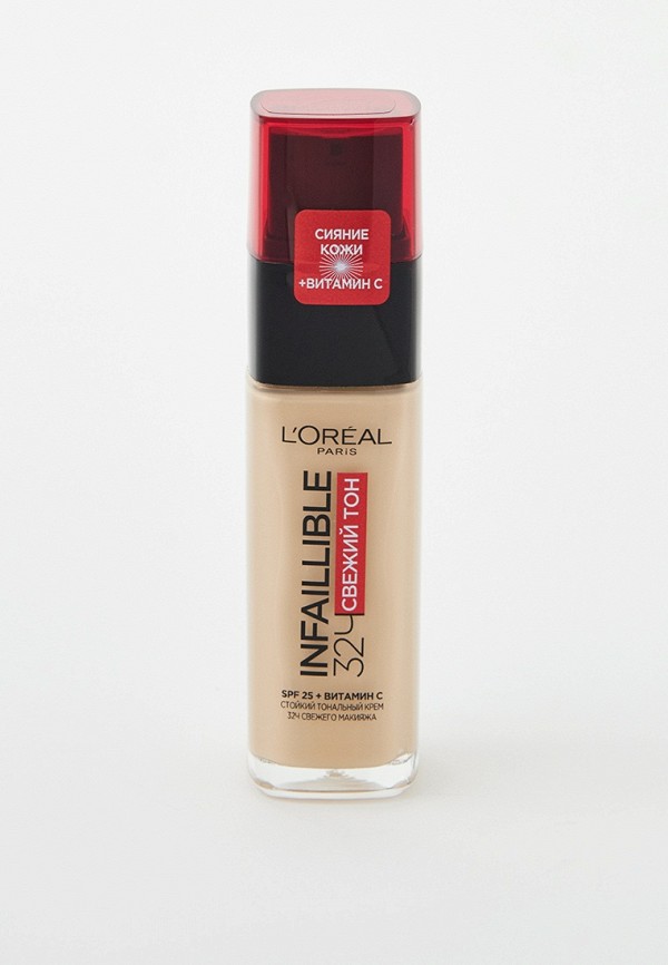 Тональный крем L'Oreal Paris с сатиновым финишем, цвет: бежевый ...