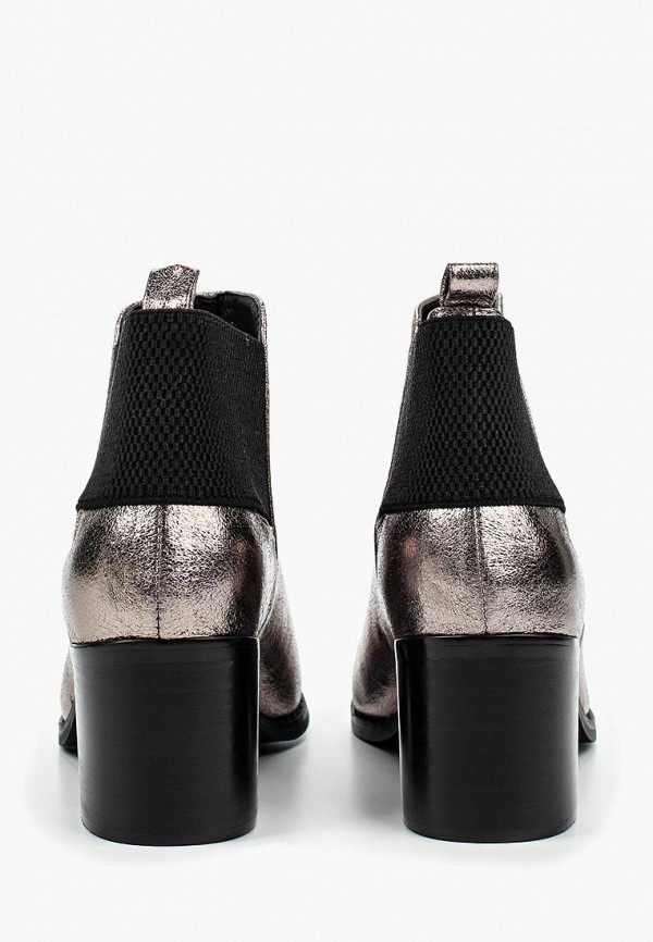 Ботильоны Lost Ink AIMON MID BLOCK HEEL ANKLE BOOT, цвет: серебряный ...