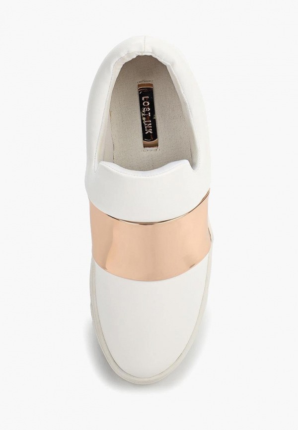 Слипоны Lost Ink LEO WEDGE SLIP ON PLIMSOLL, цвет: белый, LO019AWOOJ39 ...