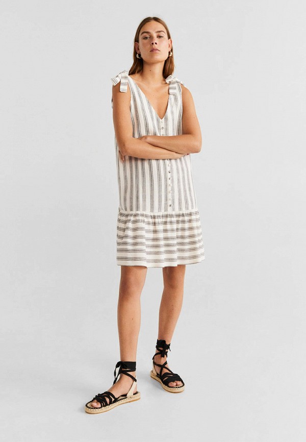 Сарафан Mango - SISI, цвет: серый, MA002EWFWIS0 — купить в интернет ...