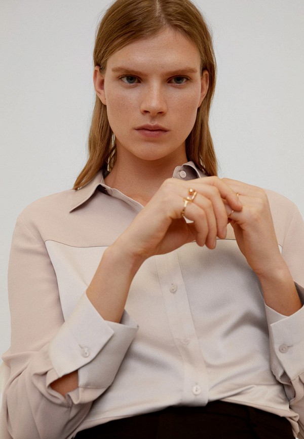 Блуза Mango - BIMA, цвет: серый, MA002EWIJMZ5 — купить в интернет ...