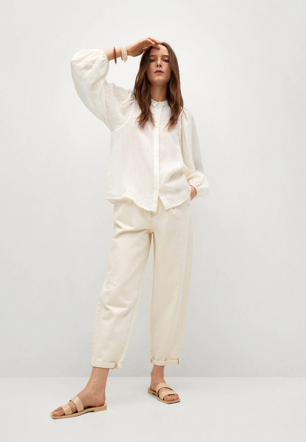 Блуза Mango - LUIS-A, цвет: бежевый, MA002EWMRVD8 — купить в интернет ...