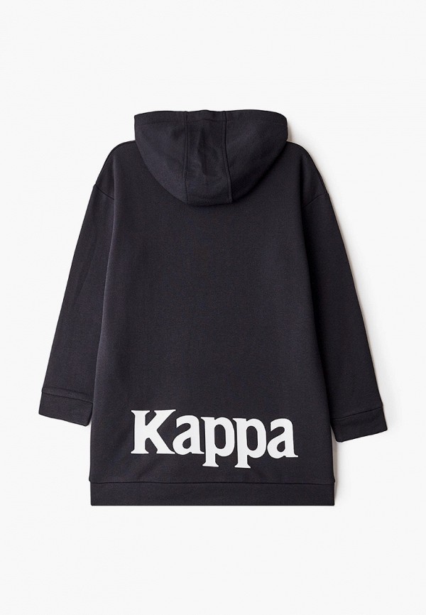 Худи Kappa, цвет: черный, MP002XB00X0P — купить в интернет-магазине Lamoda