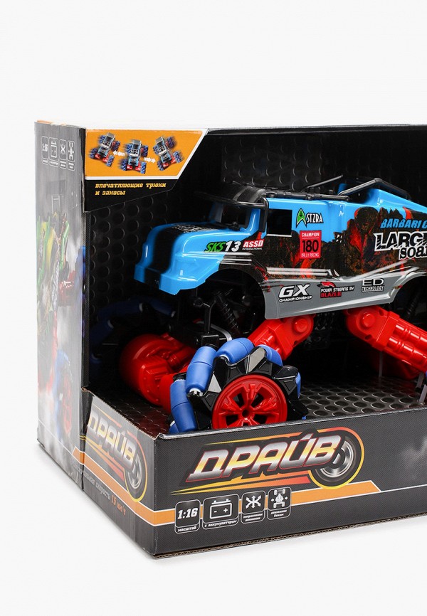 Игрушка радиоуправляемая 1Toy "Драйв Монстр-трак грузовик", 1:16, цвет ...