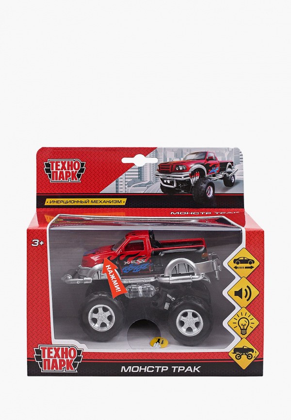 Игрушка Технопарк "Монстр Трак", 11 см, цвет: красный, MP002XC00WKK ...