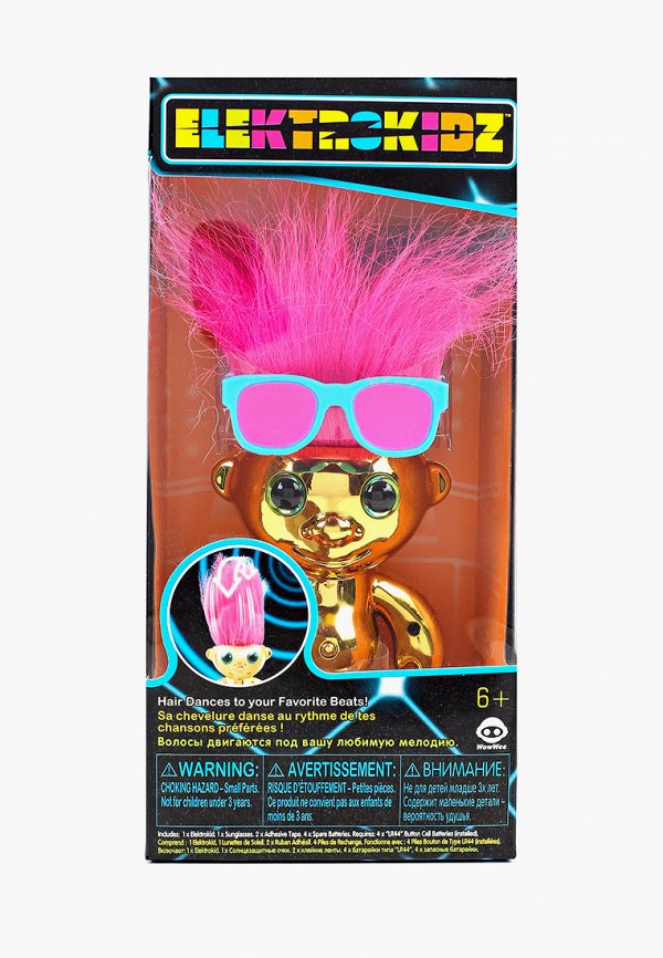 Игрушка интерактивная WowWee Электрокидс, 8.5х11х23 см, цвет: золотой ...
