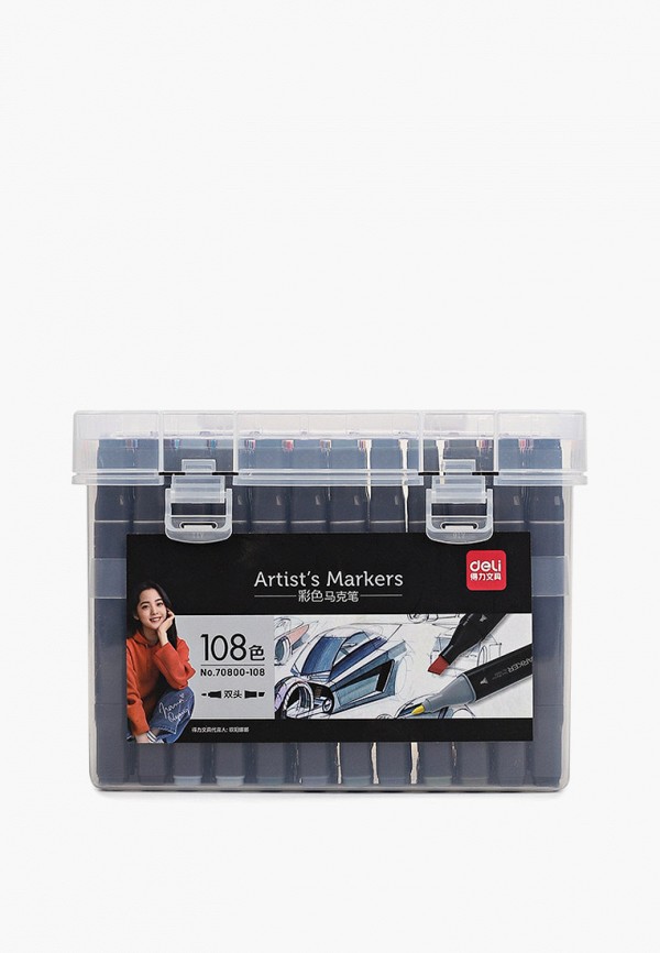 Набор маркеров Deli 108 шт., цвет: мультиколор, MP002XC016OY — купить в интернет-магазине Lamoda