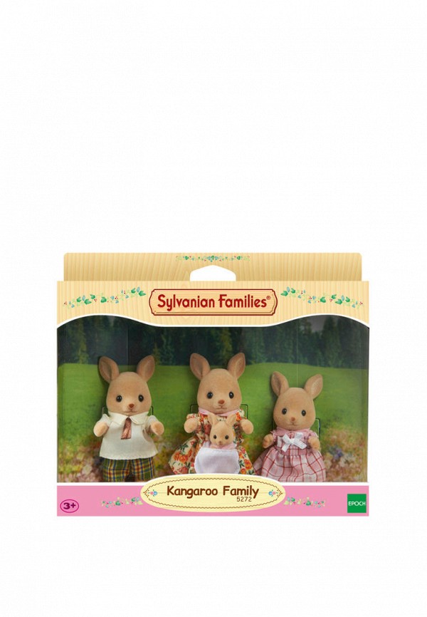 Набор игровой Sylvanian Families Семья Кенгуру, цвет: коричневый ...