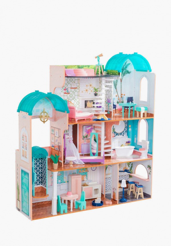 Дом для куклы KidKraft Камила, с мебелью 30 предметов в наборе, свет ...