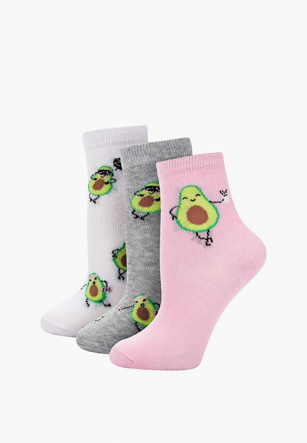 Носки 3 пары Acoola, цвет: белый, MP002XG02RFM — купить в интернет ...