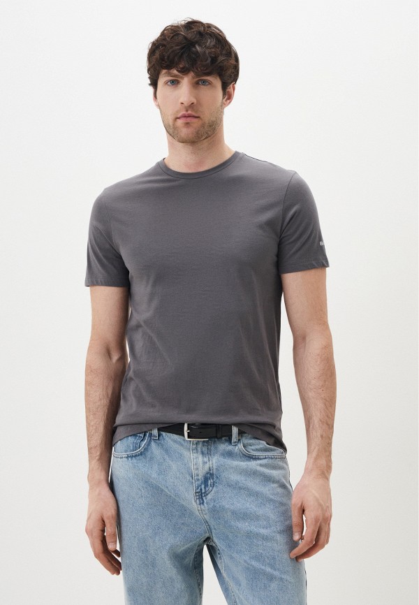 Футболка Baon REGULAR FIT, цвет: серый, MP002XM003SN — купить в ...