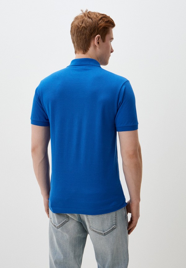 Поло Lacoste, цвет: синий, MP002XM007TZ — купить в интернет-магазине Lamoda
