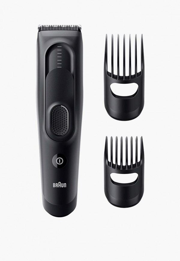 Машинка для стрижки и бритья Braun HC5330 с 2 насадками, цвет: черный ...