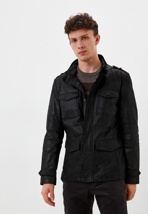 Куртка кожаная Urban Fashion for Men, цвет: черный, MP002XM08PIY ...