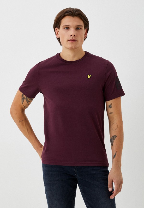 Футболка Lyle & Scott Sketch T-shirt с принтом на рукаве, цвет ...