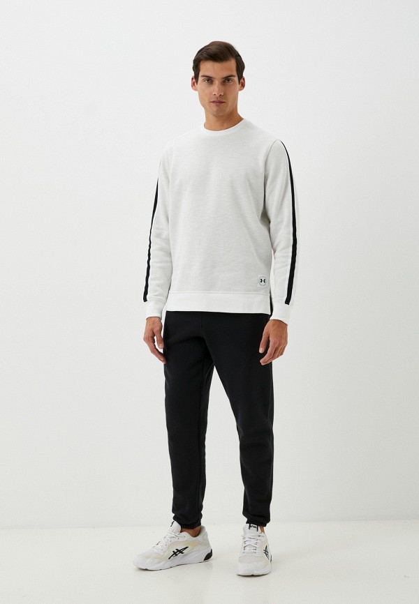 Свитшот Under Armour UA Essential Heritge Flc Crw-WHT, цвет: бежевый ...