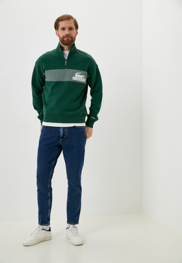 Олимпийка Lacoste Loose Fit, цвет: зеленый, MP002XM0SC3T — купить в ...