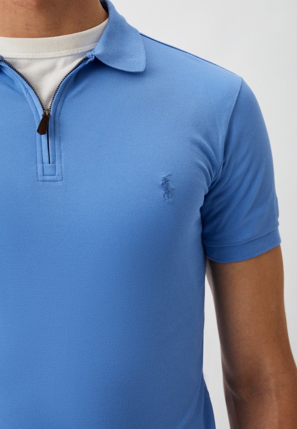 Поло Polo Ralph Lauren, цвет: голубой, MP002XM0T0WI — купить в интернет ...
