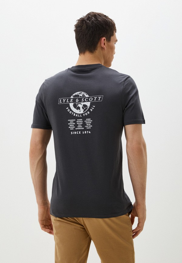 Футболка Lyle & Scott Football World Graphic Plain T-Shirt Lamoda ...