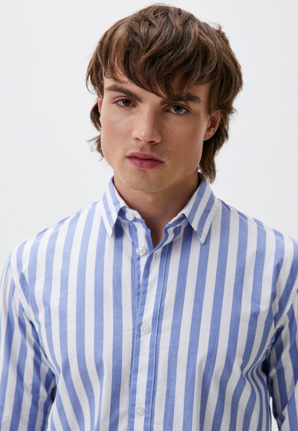 Рубашка Tom Tailor , цвет: синий, MP002XM0VS7Y — купить в интернет ...