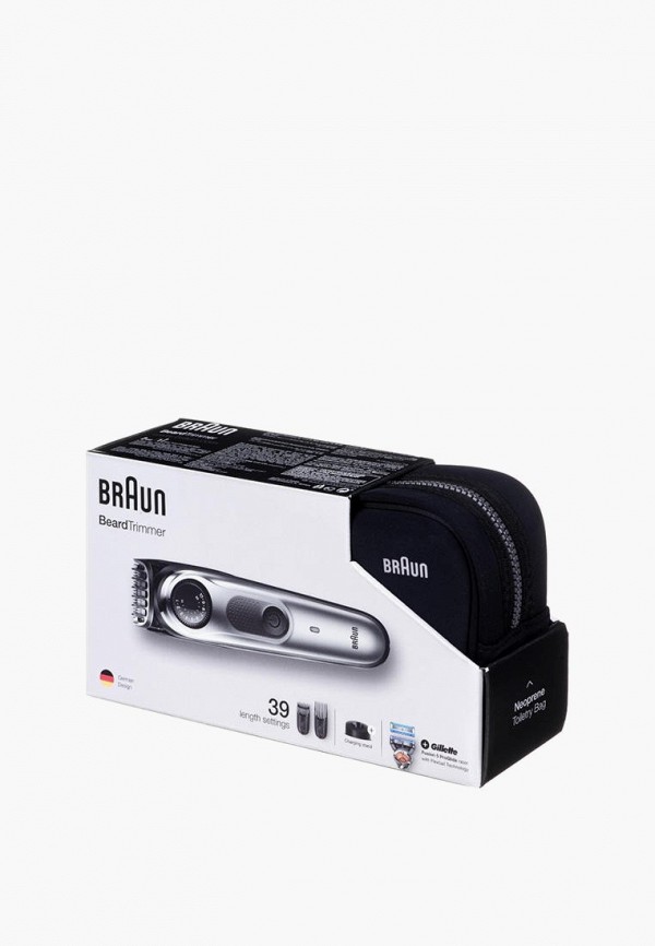 Триммер Braun BT7940TS + Бритва Gillette, цвет: серый, MP002XM12GC8 ...