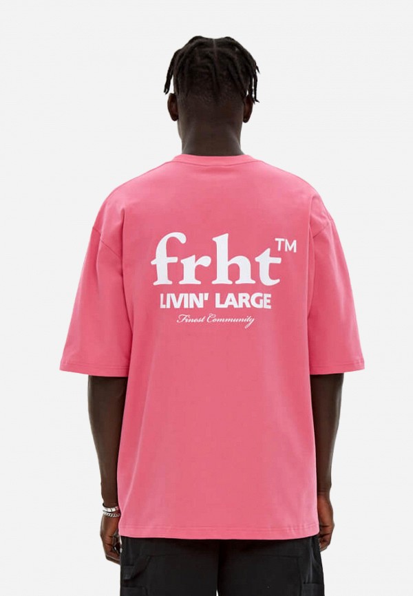 Футболка Frht LIVIN' LARGE, цвет: розовый, MP002XM12GYR — купить в ...