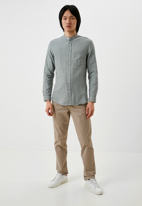 Рубашка Zolla, цвет: зеленый, MP002XM12JNM — купить в интернет-магазине ...