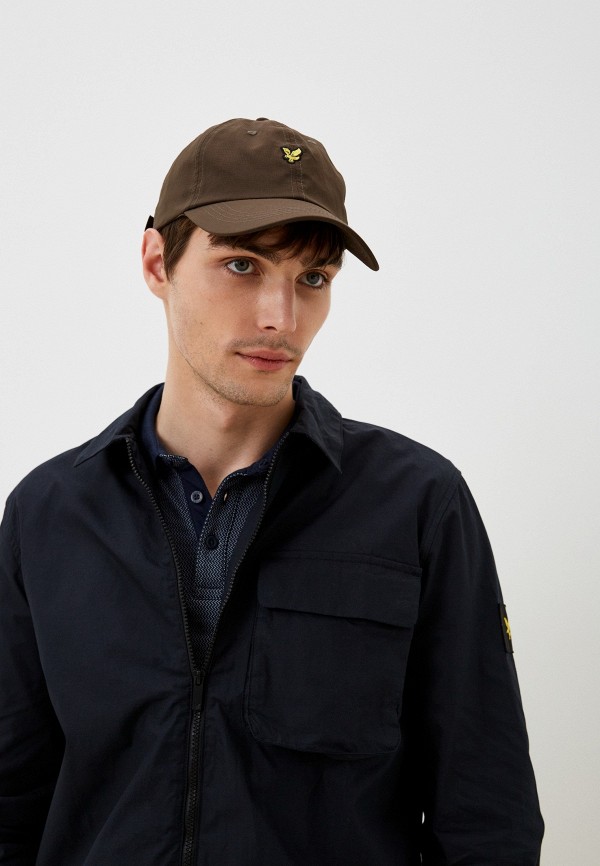 Бейсболка Lyle & Scott Ripstop Baseball Cap, цвет: коричневый ...