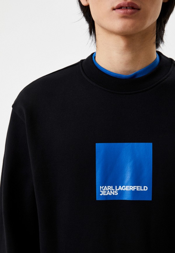 Свитшот Karl Lagerfeld Jeans, цвет: черный, MP002XM165PO — купить в ...