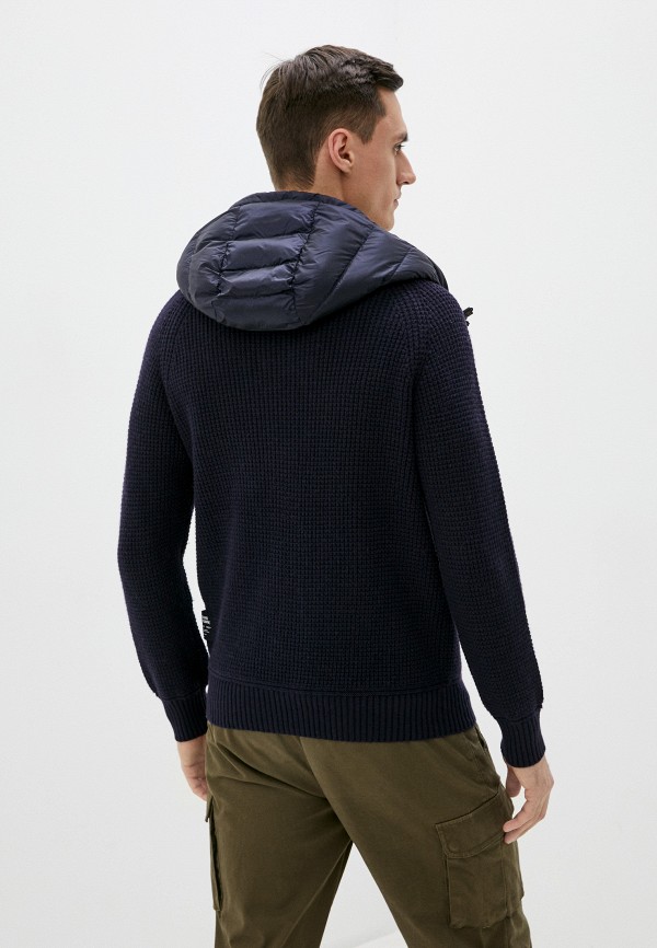 Кардиган National Geographic HYBRID Zip Jacket Flatknit, цвет: синий ...