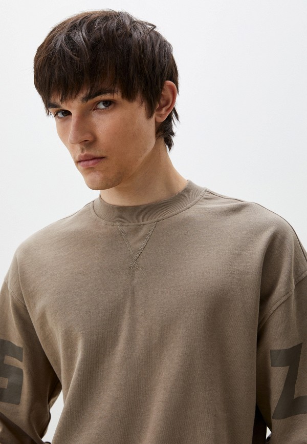 Свитшот ZU Elements, цвет: коричневый, MP002XM25BE2 — купить в интернет-магазине Lamoda